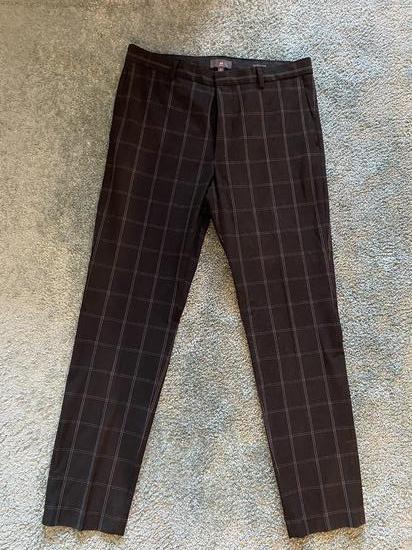 H&M muške crne pantalone SlimFit