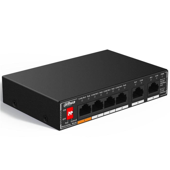 PoE gigabitni switch SG1006P Dahua
PoE gigabitni switch SG1006P Dahua