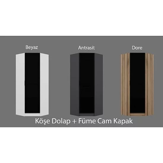 HANAH HOME ORMAR KALE GLASS DARK GREY3 210 CENA