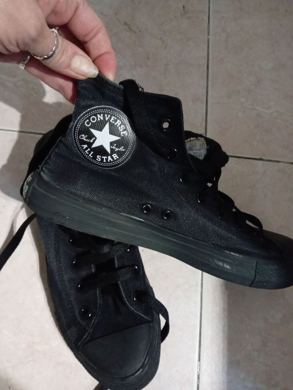Converse Chuck Taylor All Star visoke patike – crne - Model: Chuck