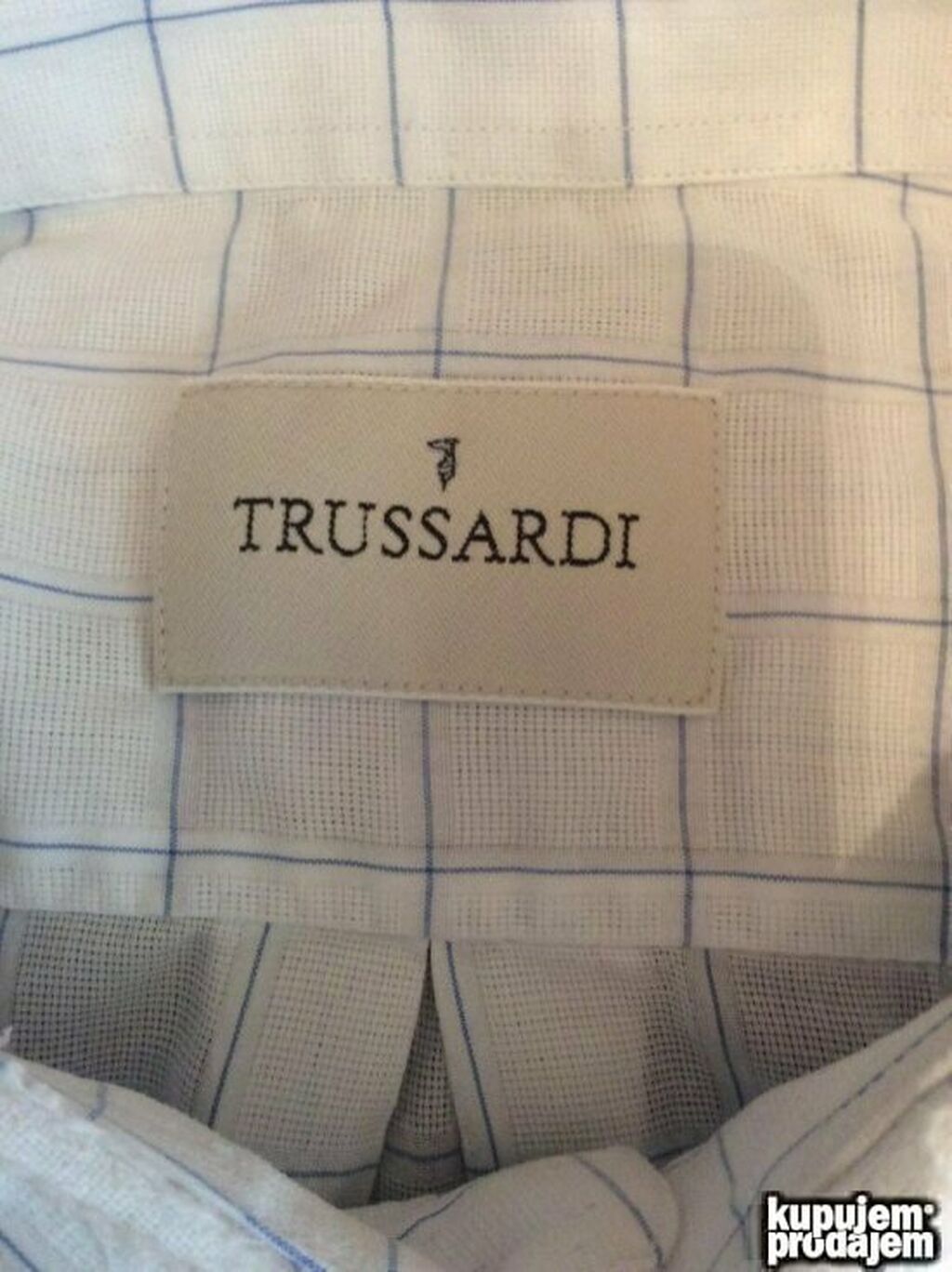 Košulja Trussardi Collection, bоја - Bela