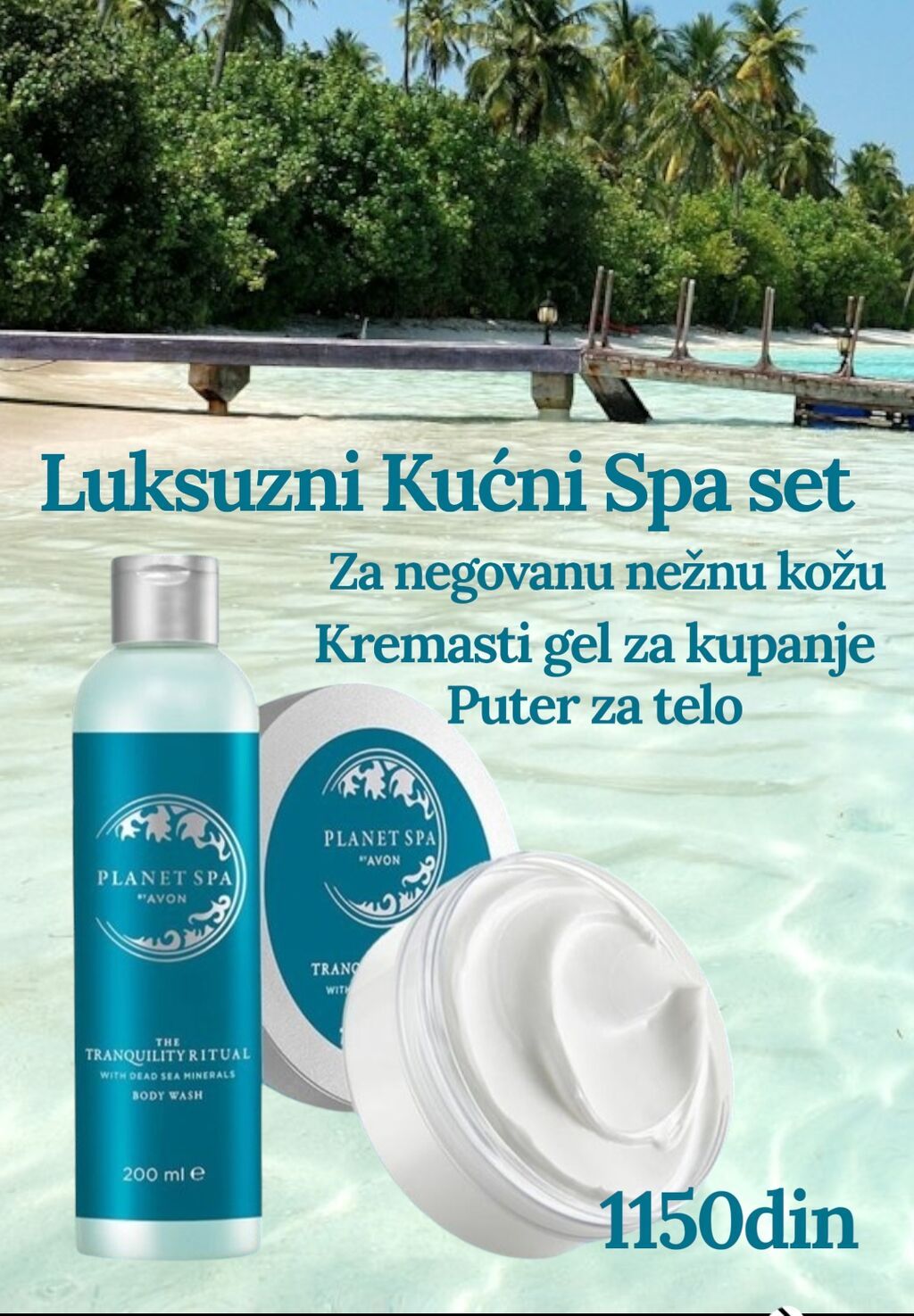 Luksuzni kućni SPA set – Planet Spa by Avon Sadržaj: - Kremasti gel