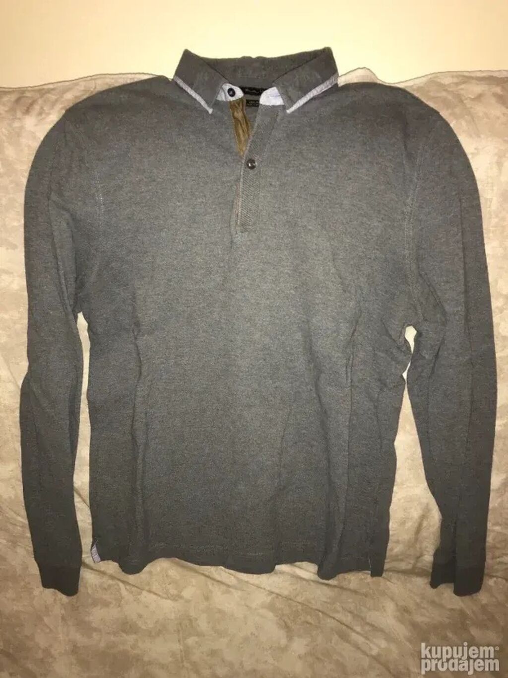 Original Massimo Dutti duks M /2 kom. Sivi i teget plavi. 100%