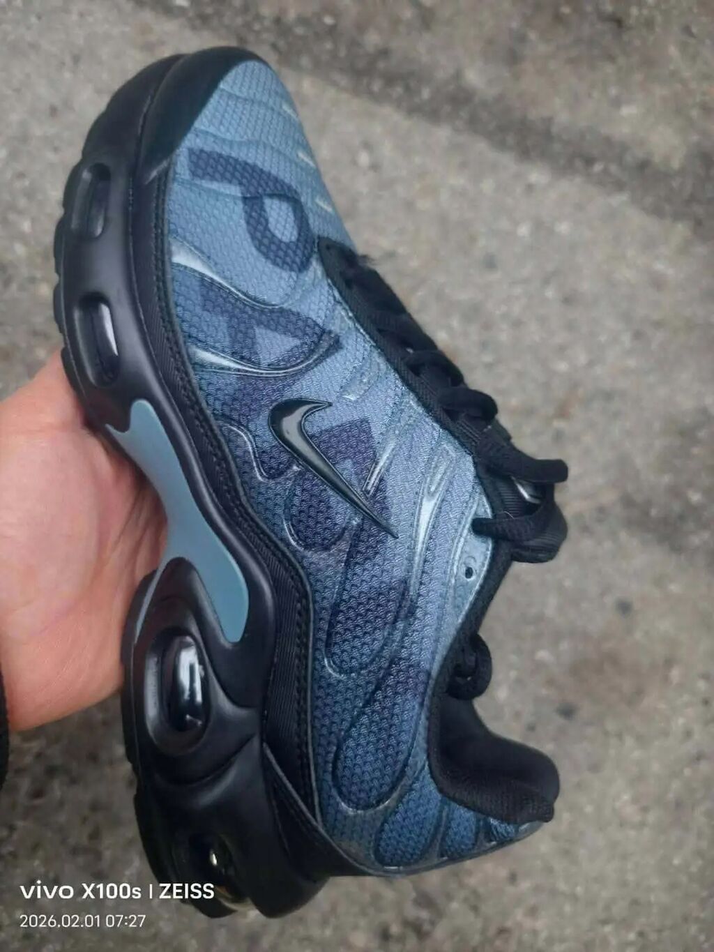 Nike Air Max Plus (TN) patike – plavo/crna kolor šema od 36 do 46