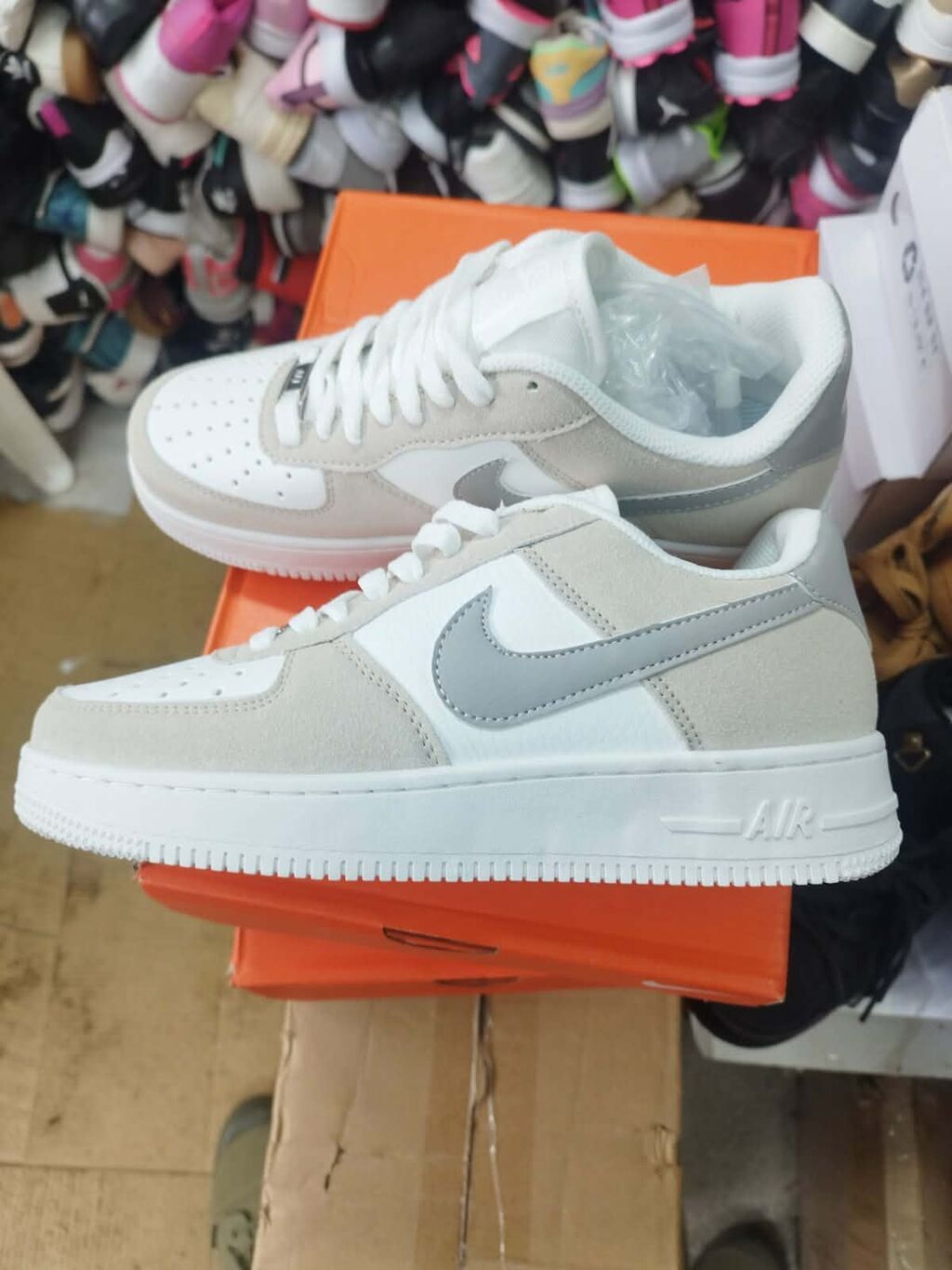 36-41 Nike Air Force 1 Low patike – bela/siva kombinacija - Klasičan