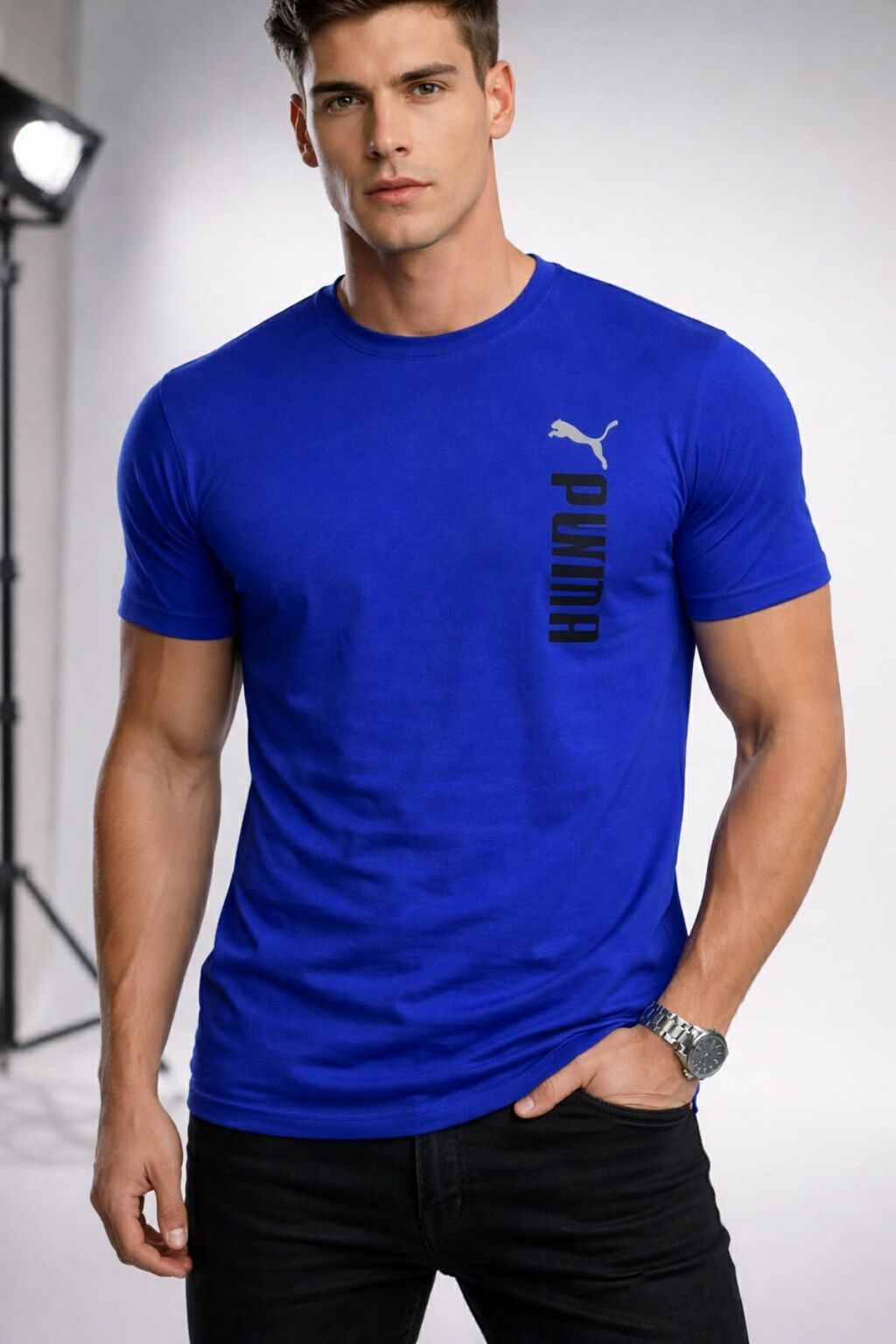 Men's T-shirt Puma, bоја - Šareno