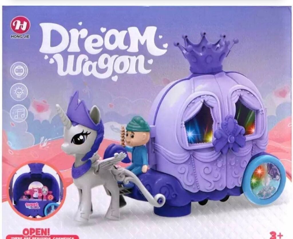 Dream Wagon – set za igru princeza Gs - Igračka kočija u obliku