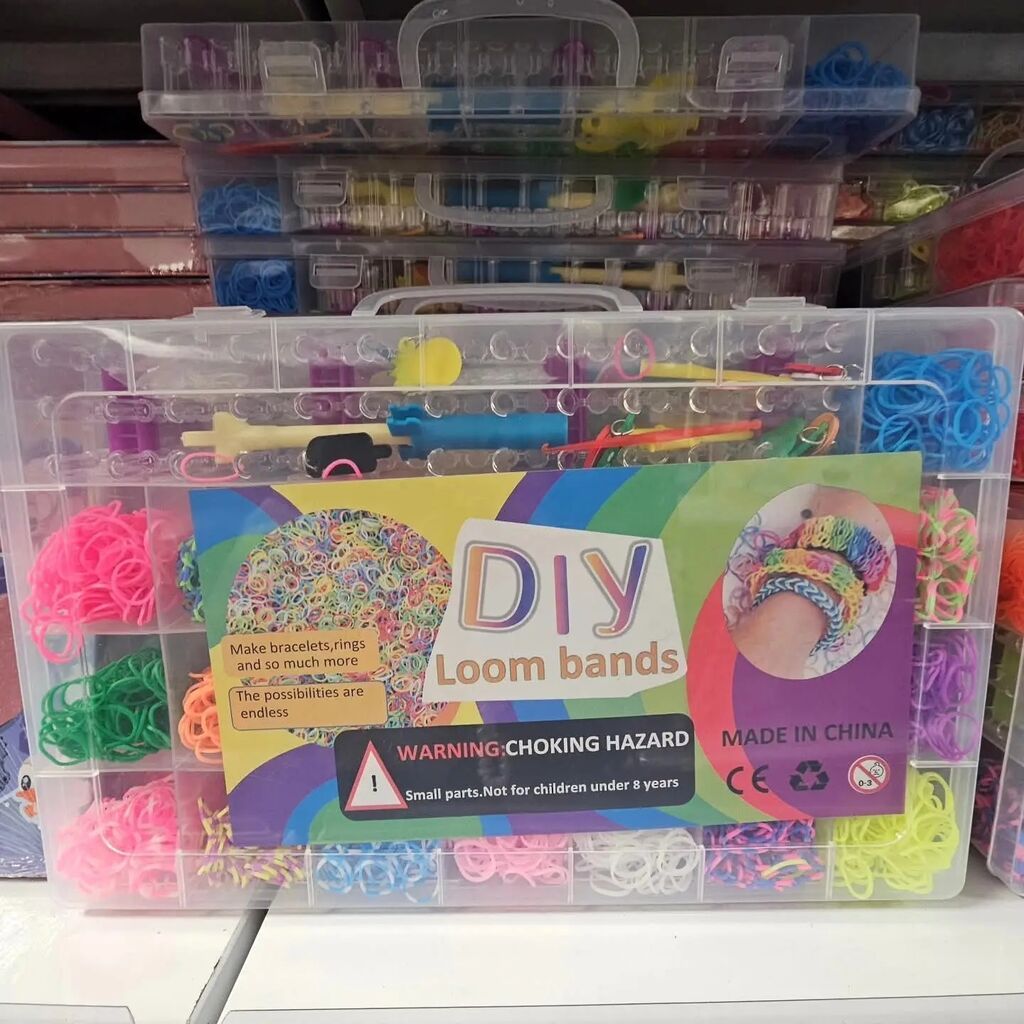 DIY Loom Bands komplet za izradu nakita i ukrasa - Veliki set šarenih