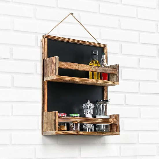 WALLXPERT ZIDNA POLICA TWO LAYER SPICE RACK