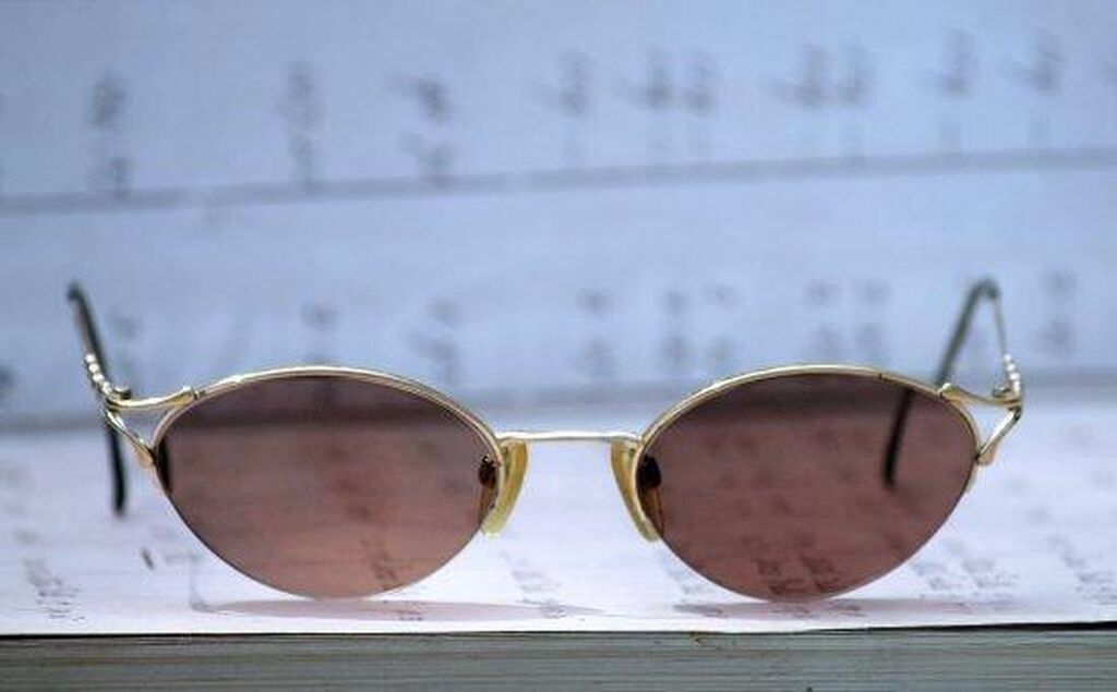 Vintage LUXOTTICA GOLD Retro dioptrijski ram za naočare. Made in
