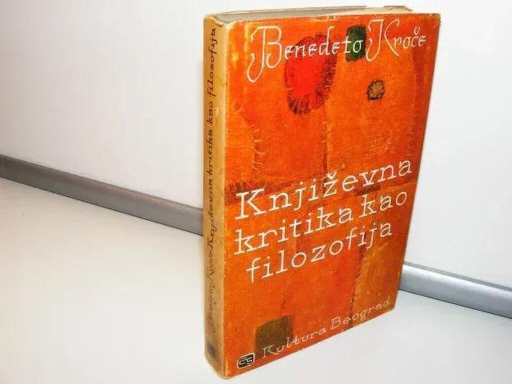 Književna kritika kao filozofija kroče1969 kultura beogradtvrd povez