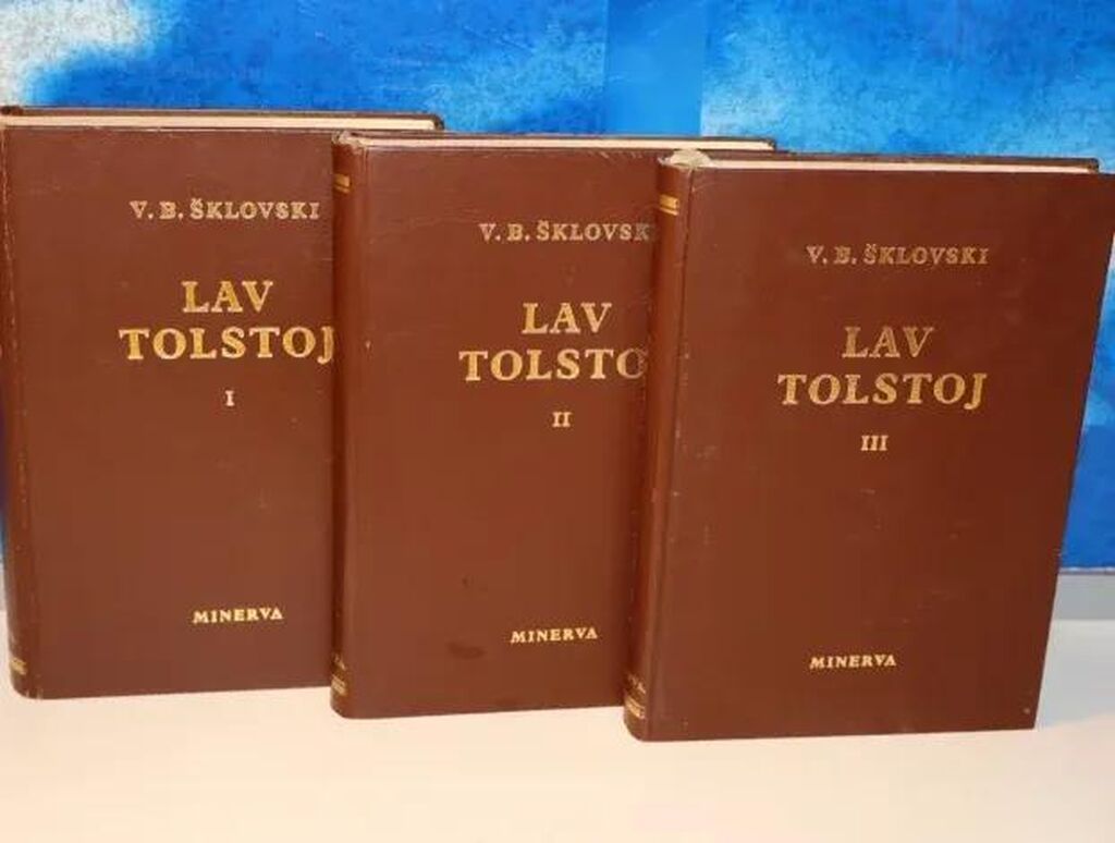 Šklovski LAV TOLSTOJ 1-3 kompletViktor Borisovič Šklovski Minerva