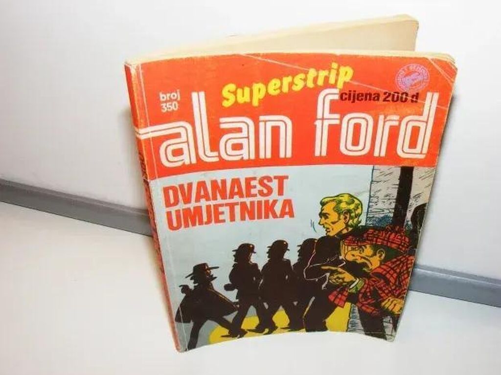 Alan Ford (Vjesnik) - br. 350 - Dvanaest umjetnikastrip ima fabrički