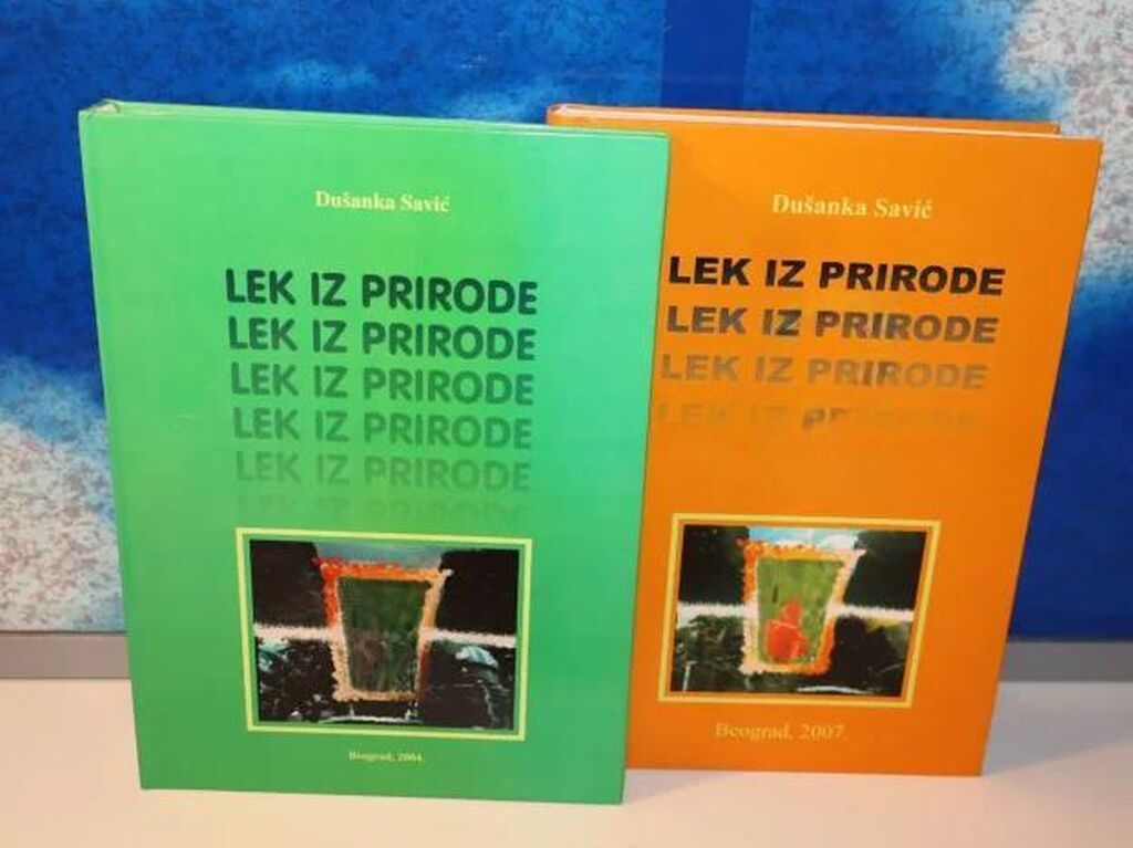 Lek iz prirode 1-2 dušanka savićbeograd 2004/2007tvrd povez24 cmknjige