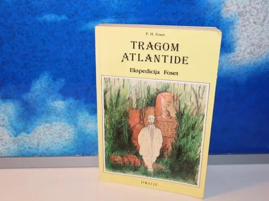 Tragom atlantide p. h. foset1991 dosije beogradmek povez 24 cmna prva