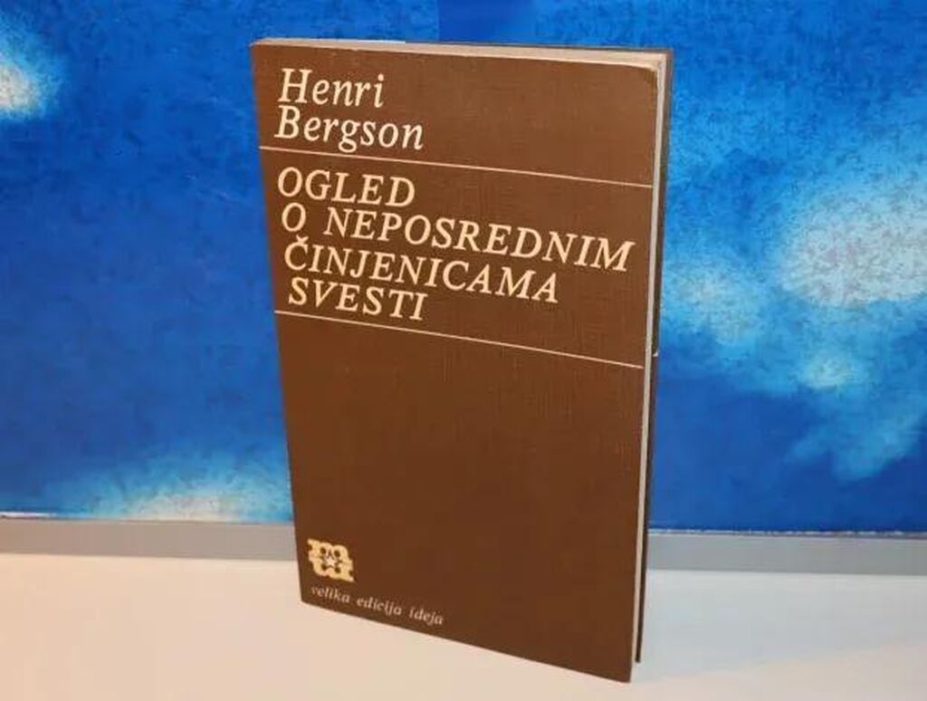 Ogled o neposrednim činjenicama svesti bergson1978ispisana posveta
