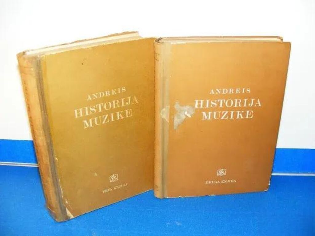 Josip AndreisHistorija muzike 1-2Izdavač Školska knjiga, Zagreb, 1966