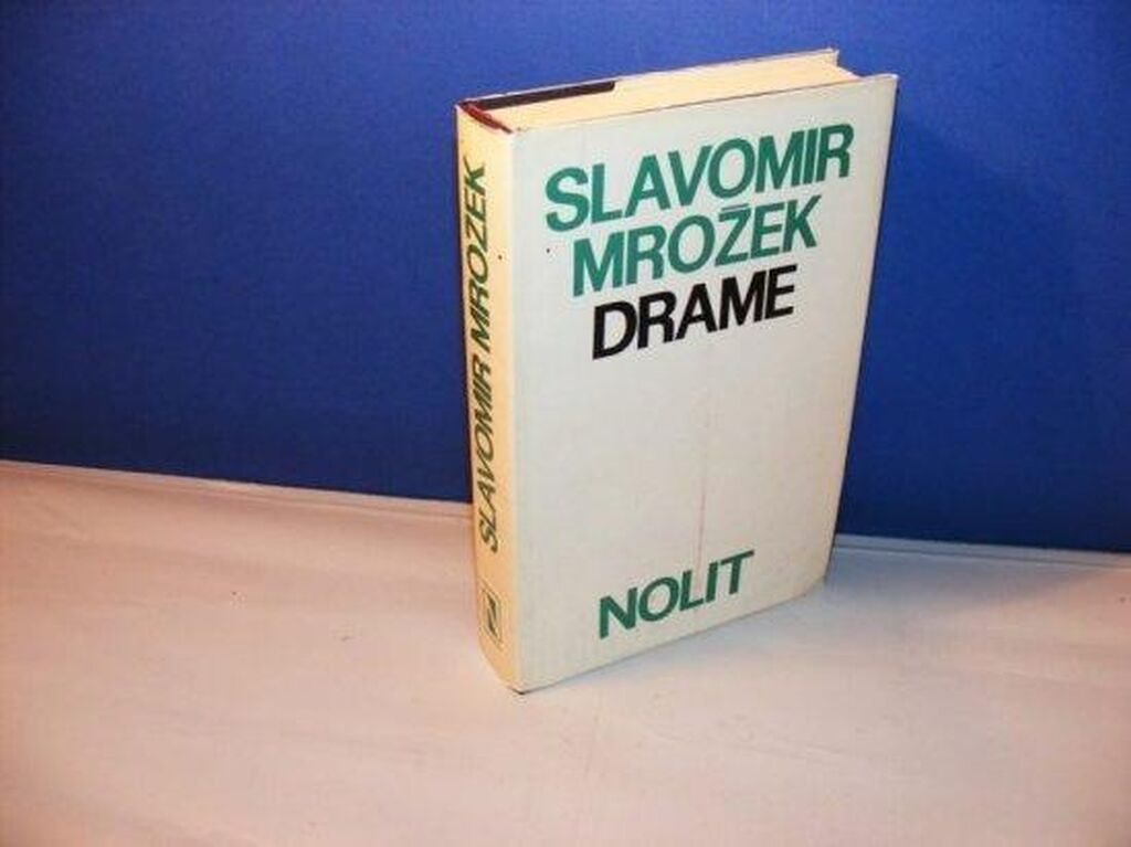 Drame slavomir mrožek nolit 1982 tvrd povez, strana 335 stanje vrlo