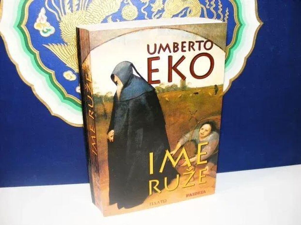 Ime ruže umberto eko2001 plato mek povez stanje vrlo dobro bez ikakvih