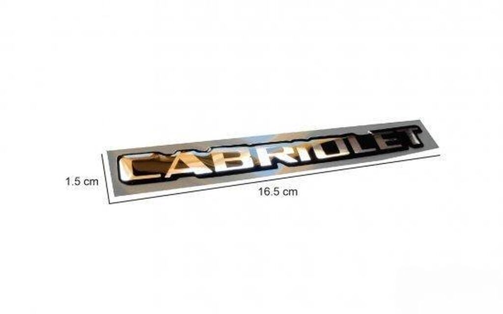 GOLF MK1 cabriolet - stiker - 986    Opis: Samolepljivi stiker