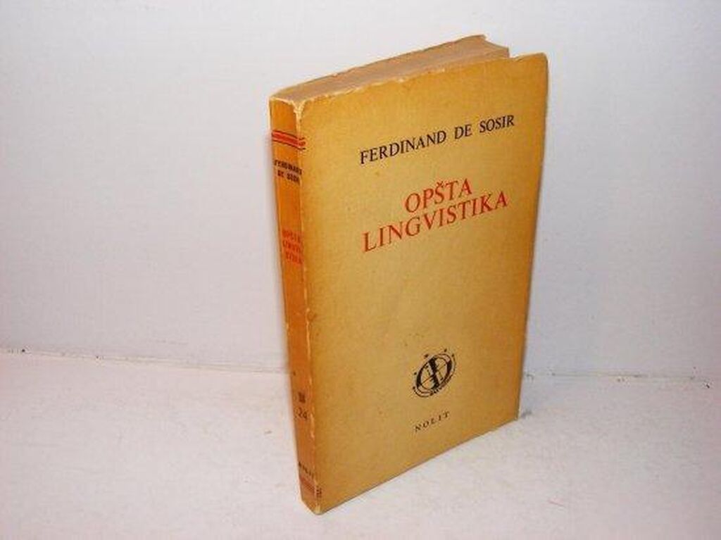 Opšta lingvistika ferdinand de sosir1969 nolitmek povezstanje vrlo