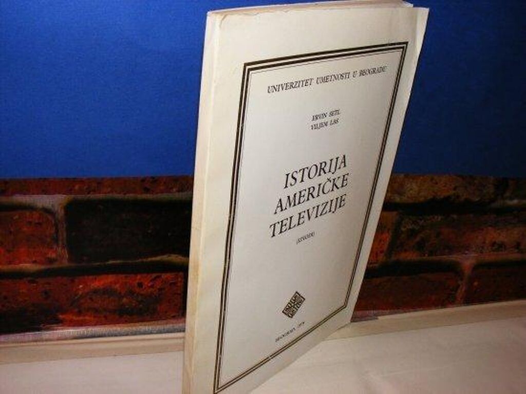Istorija američke televizije e. setl v. las beograd 1978 mek povez