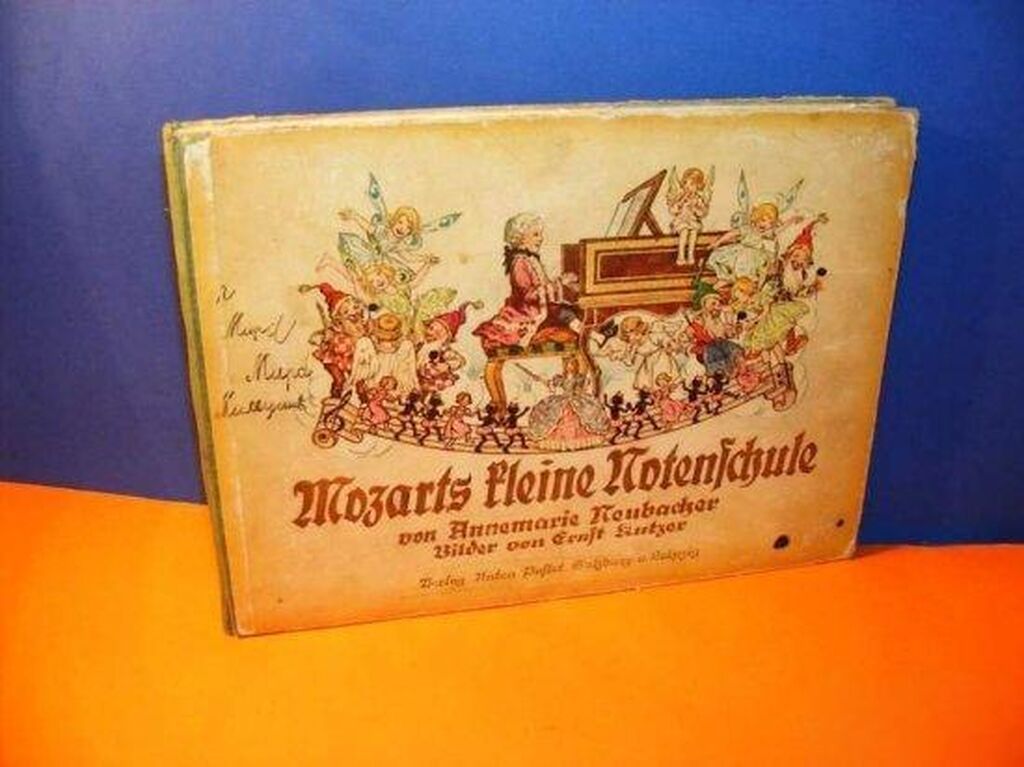 Mozarts Kleine Notenschule 1934 German Childrens Music Mozarts kleiner
