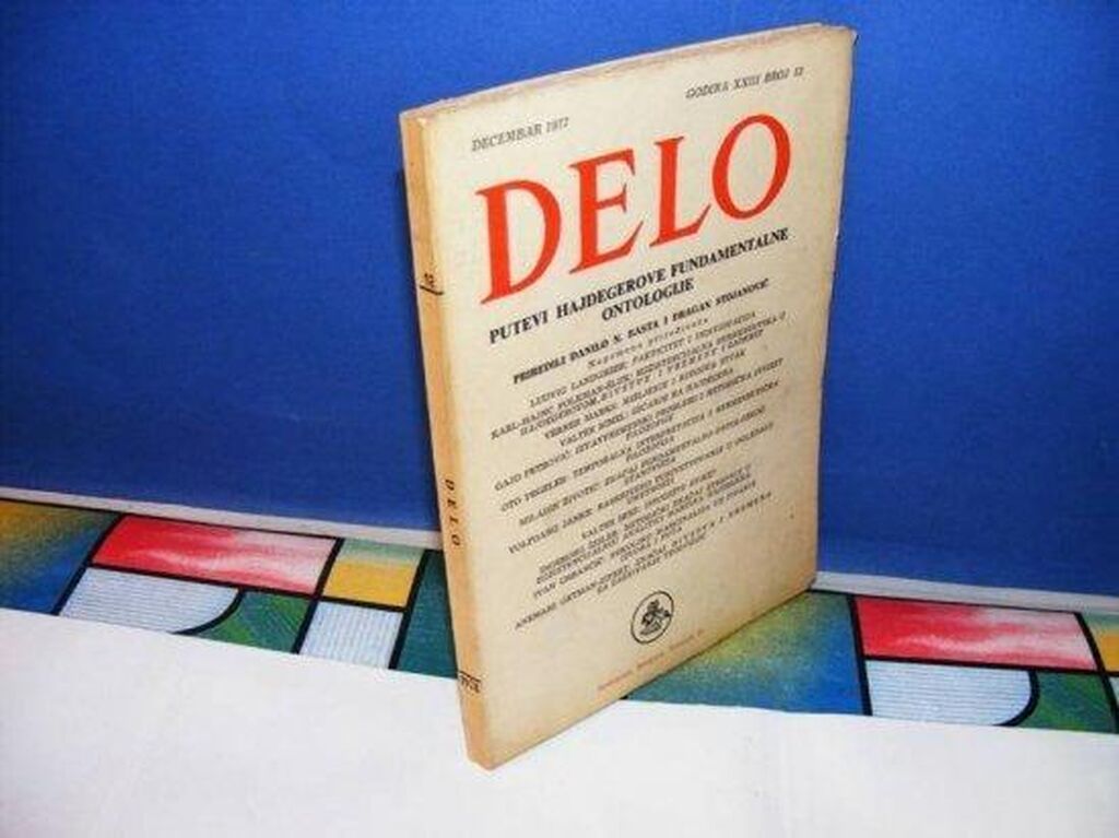 DELO Putevi Hajdegerove fundamentalne ontologije decembar 1977mek