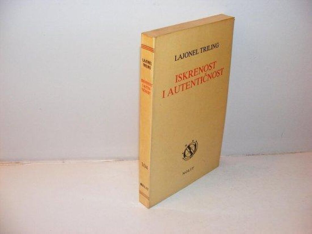 Iskrenost i autentičnost lajonel triling 1990 nolit stanje vrlo dobro