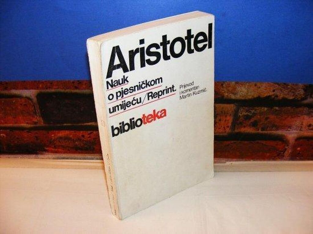 Aristotel nauk o pjesničkom umijeću reprint 1977 mek povez 23 cm tekst