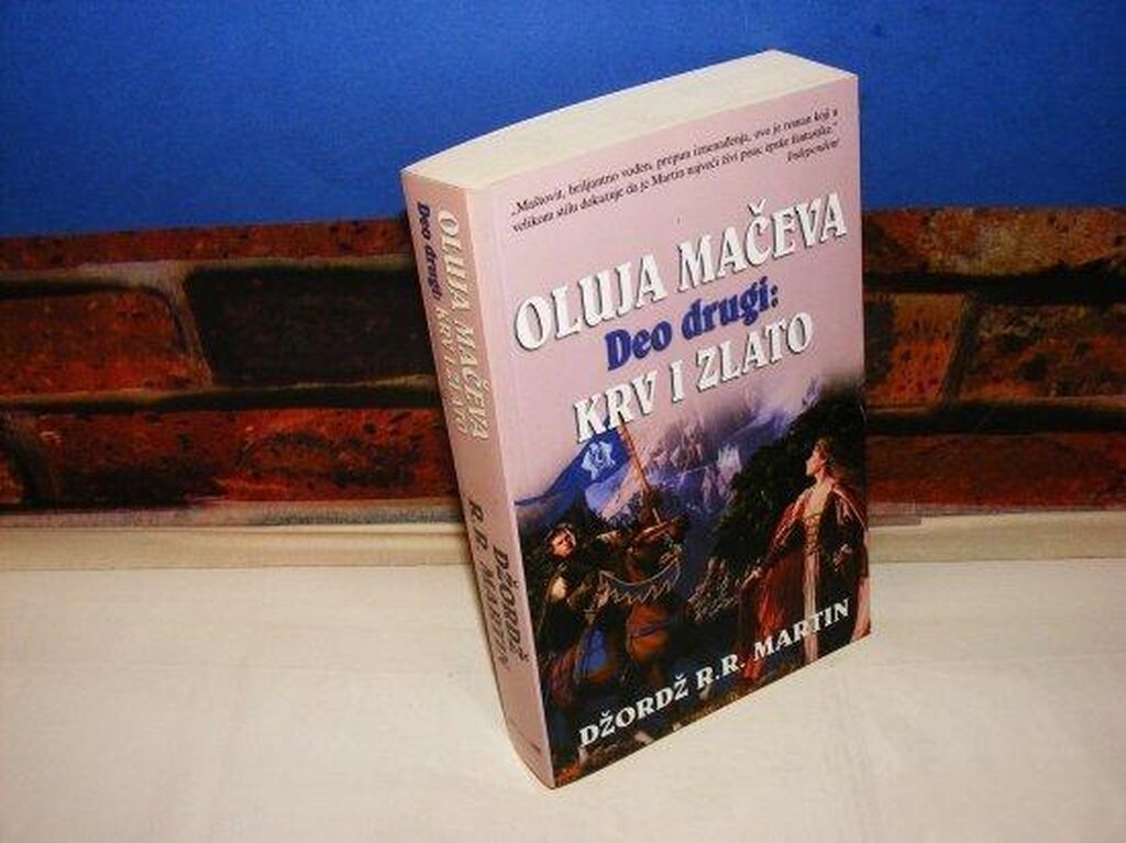 Oluja mačeva drugi deo krv i zlato džordž r. r. martin mek povez 2004