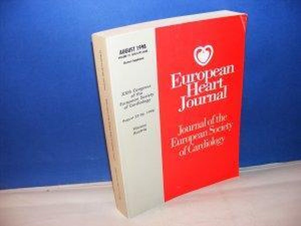 European Heart Journal August 1998, Journal of the European Society of