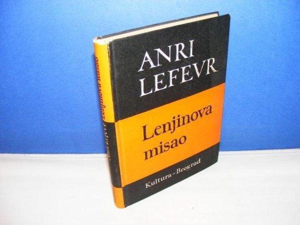 LENJINOVA MISAO Anri Lefevr kultura 1959 beograd tvrd povez, strana