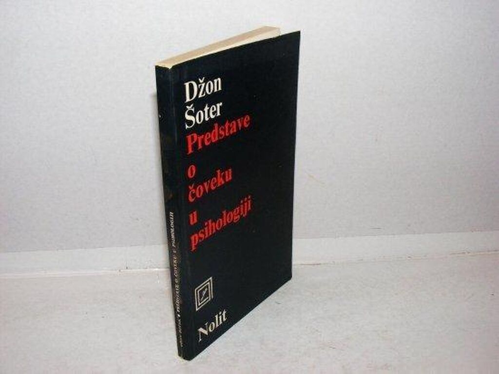 Predstave o čoveku u psihologiji džon šoter 1978 nolit mek povez