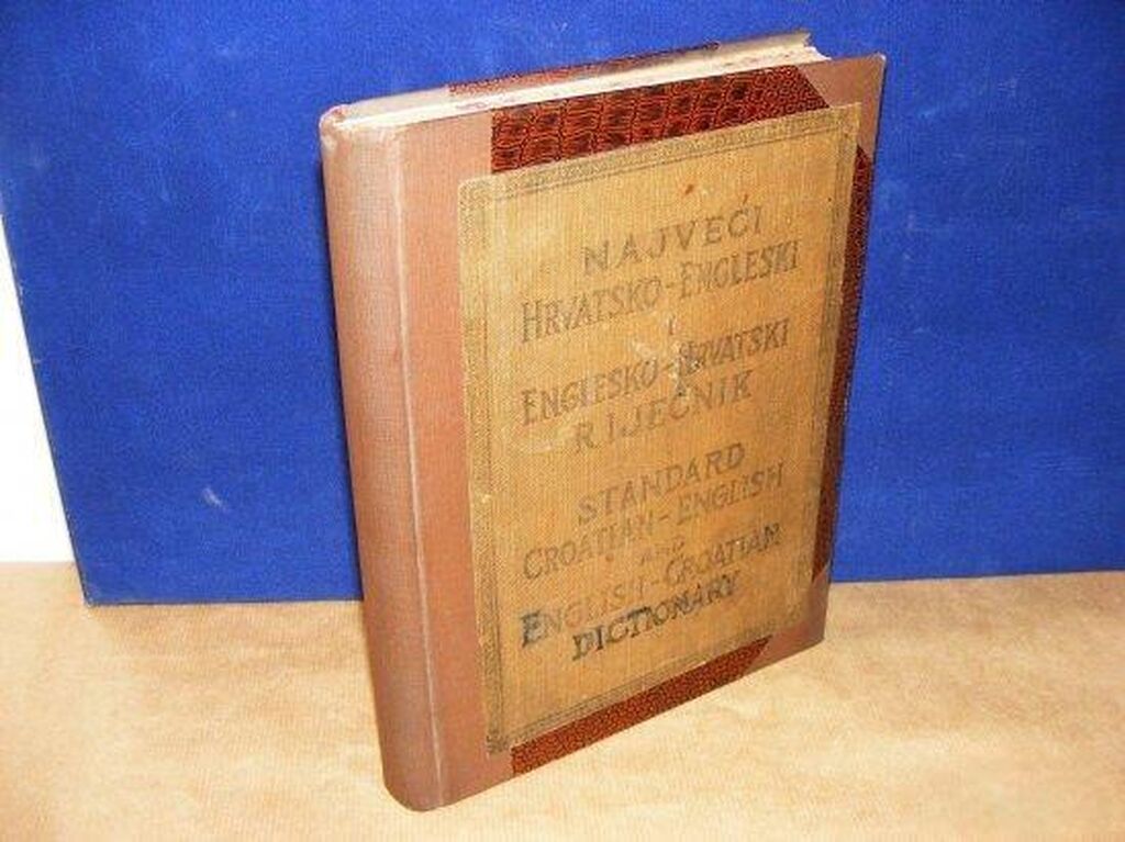 Najveci hrvatsko-engleski i englesko-hrvatski rijecnik 1917s točnim