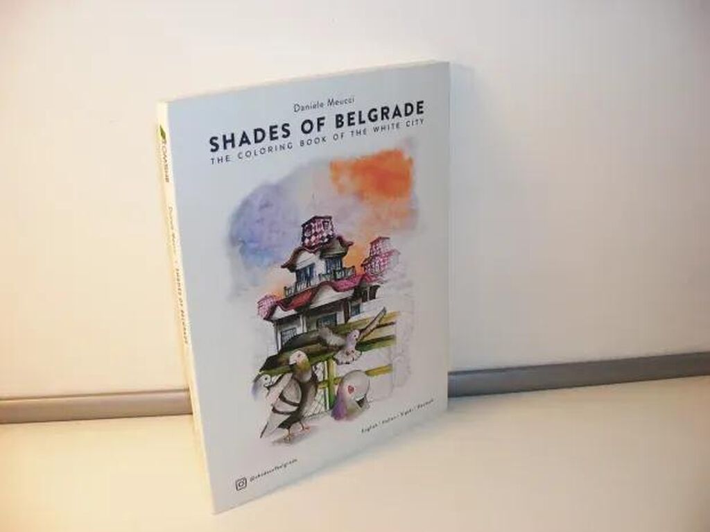 Shades of belgrade: the coloring book of the white city, predstavlja