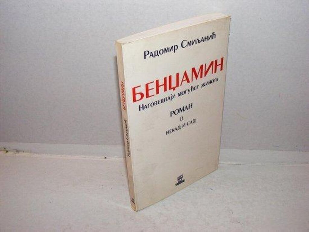 Bendžamin radomir smiljanić nagoveštaji mogućeg života roman o nekad i