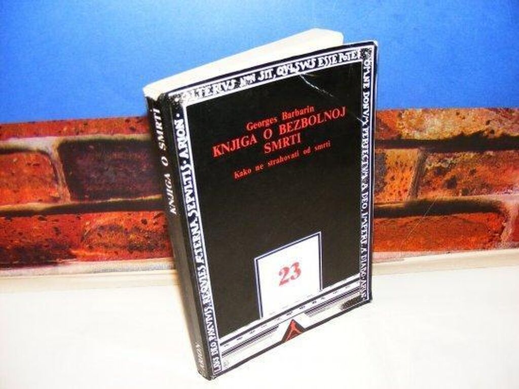 Knjiga o bezbolnoj smrti georges barbarin 1987 mek povez stanje vrlo