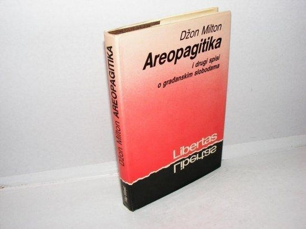 Areopagitika džon milton 1990 filip višnjic beograd tvrd povez stanje