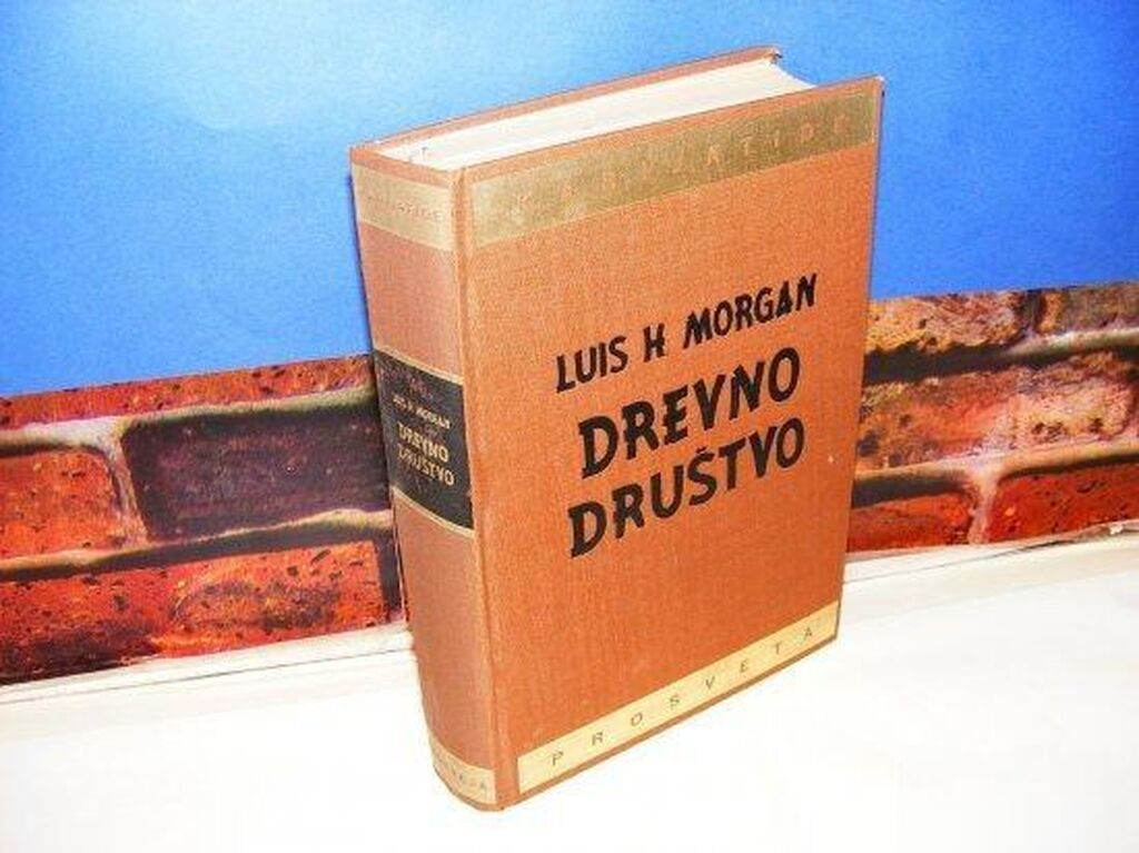 Drevno društvo luis h. morgan prosveta 1981 tvrd povez veliki format