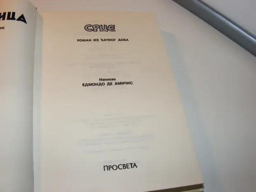 SRCE Edmondo De Amičis Plava pticaZbirka Plava ptica: knjiga za mlade