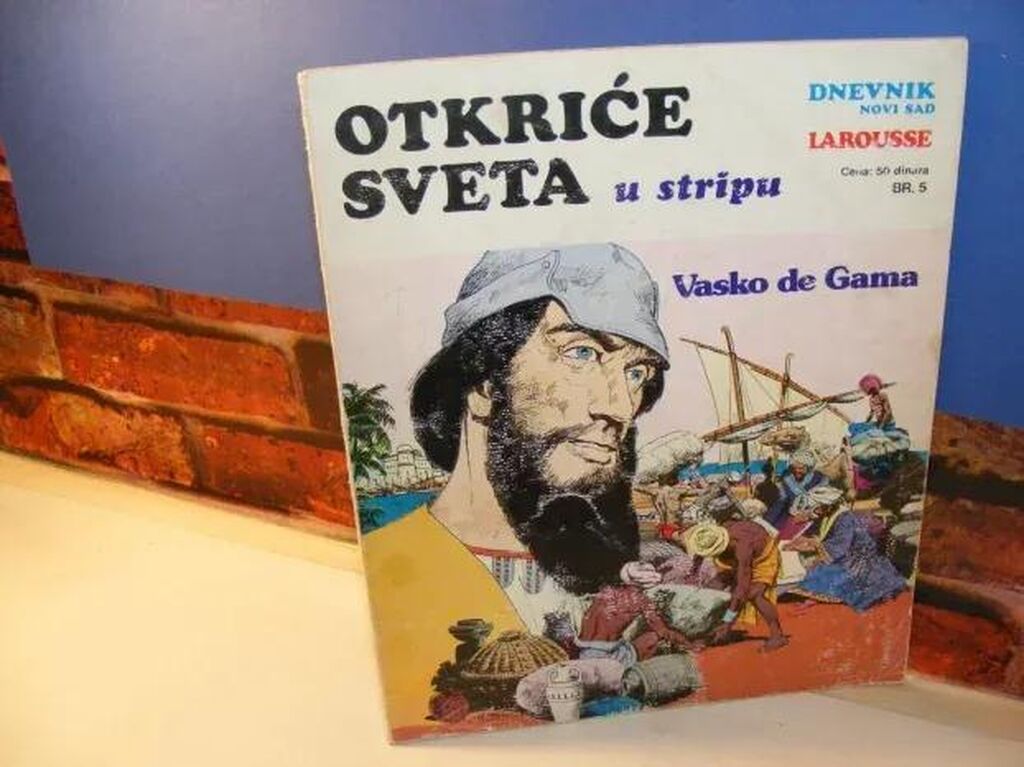 Otkriće sveta u stripu broj 5 Vasko de Gamana putu