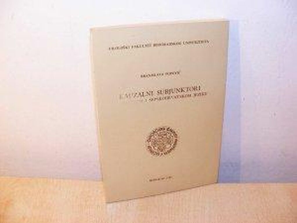 KAUZALNI SUBJUNKTORI U NEMAČKOM I SRPSKOHRVATSKOM JEZIKU, Branislava