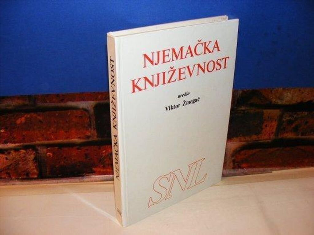 Njemačka književnost viktor žmegač 1986 tvrd povez 24 cm