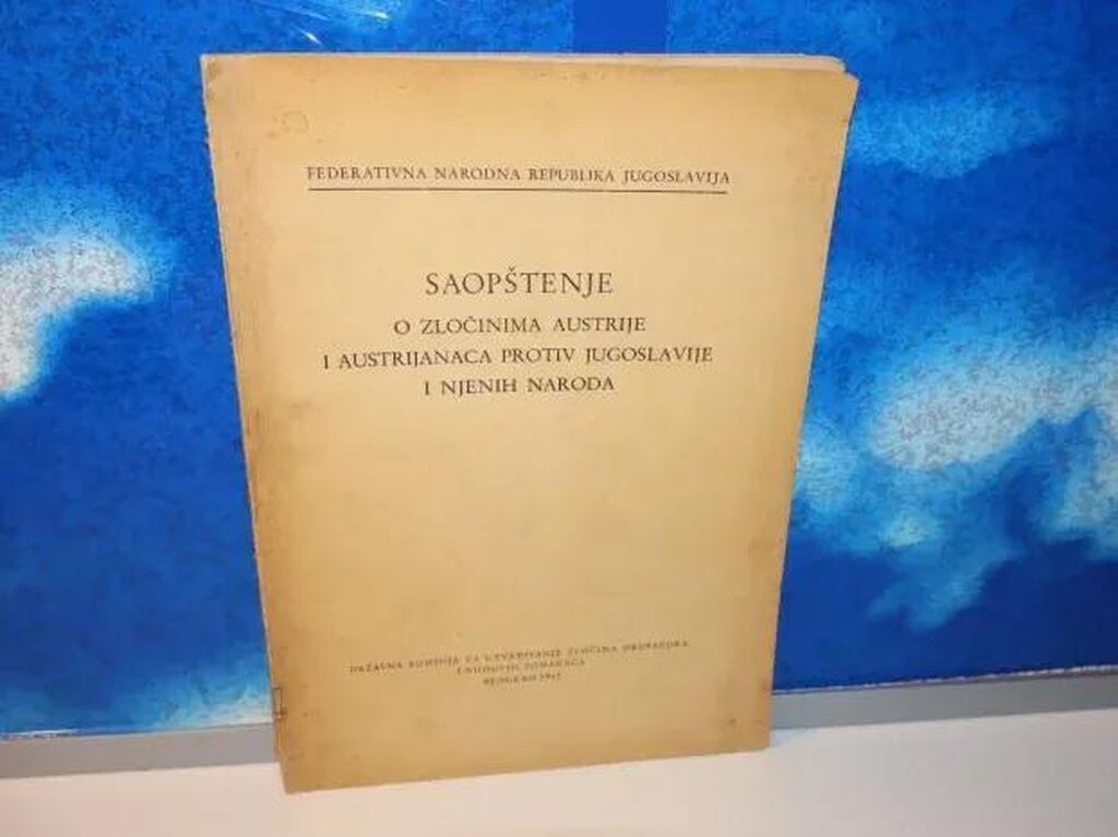 Saopštenje o zločinima Austrije i austrijanaca protiv Jugoslavije i