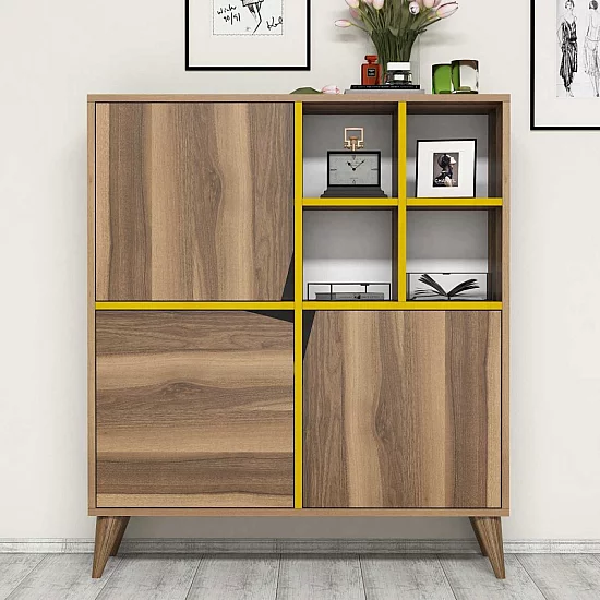 HANAH HOME PULSE WALNUT YELLOW KOMODA CENA