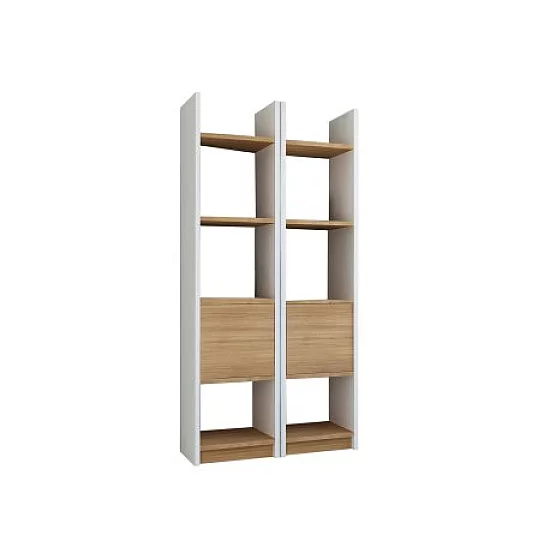HANAH HOME POLICA ZA KNJIGE ESBI 102 WHITE TEAK CENA