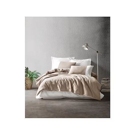 L`ESSENTIEL MAISON RANFORCE POSTELJINA (240 X 220) PLAIN MINK CREAM CENA