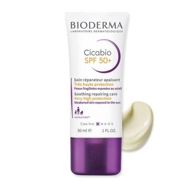 BIODERMA CICABIO OBNAVLJAJUĆA KREMA SPF50+ 30ML