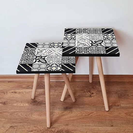 HANAH HOME SET 2 STOČIĆA 2SHP384 BLACK CENA